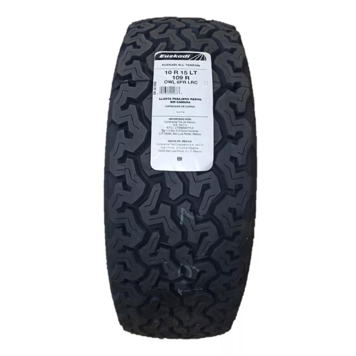 LLANTA 10R15 EUZKADI ALL TERRAIN 109R – Grupo llantero siete leguas
